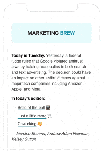 Marketing Brew | Marketing News and Trends | Marketing Brew